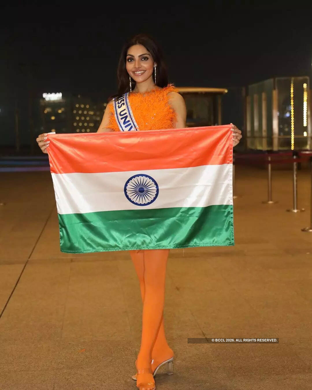 Divita Rai departs for the US to represent India at 71st Miss Universe