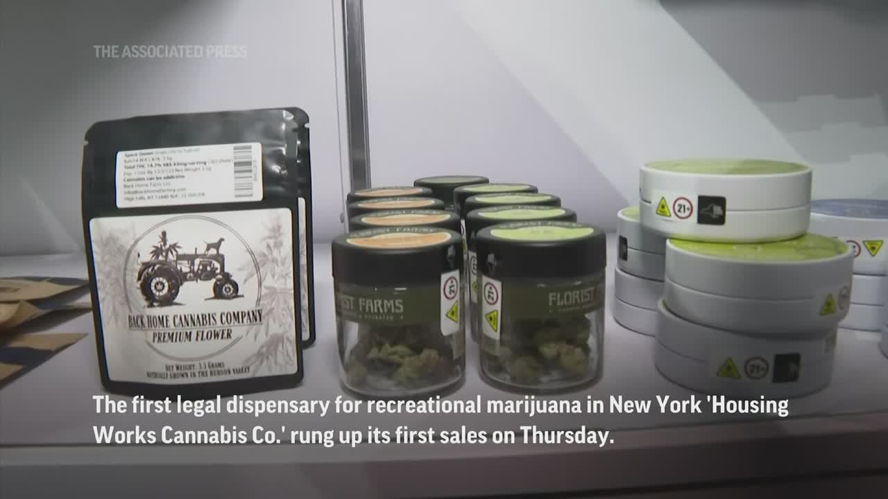 new york: First legal cannabis dispensary opens in New York
