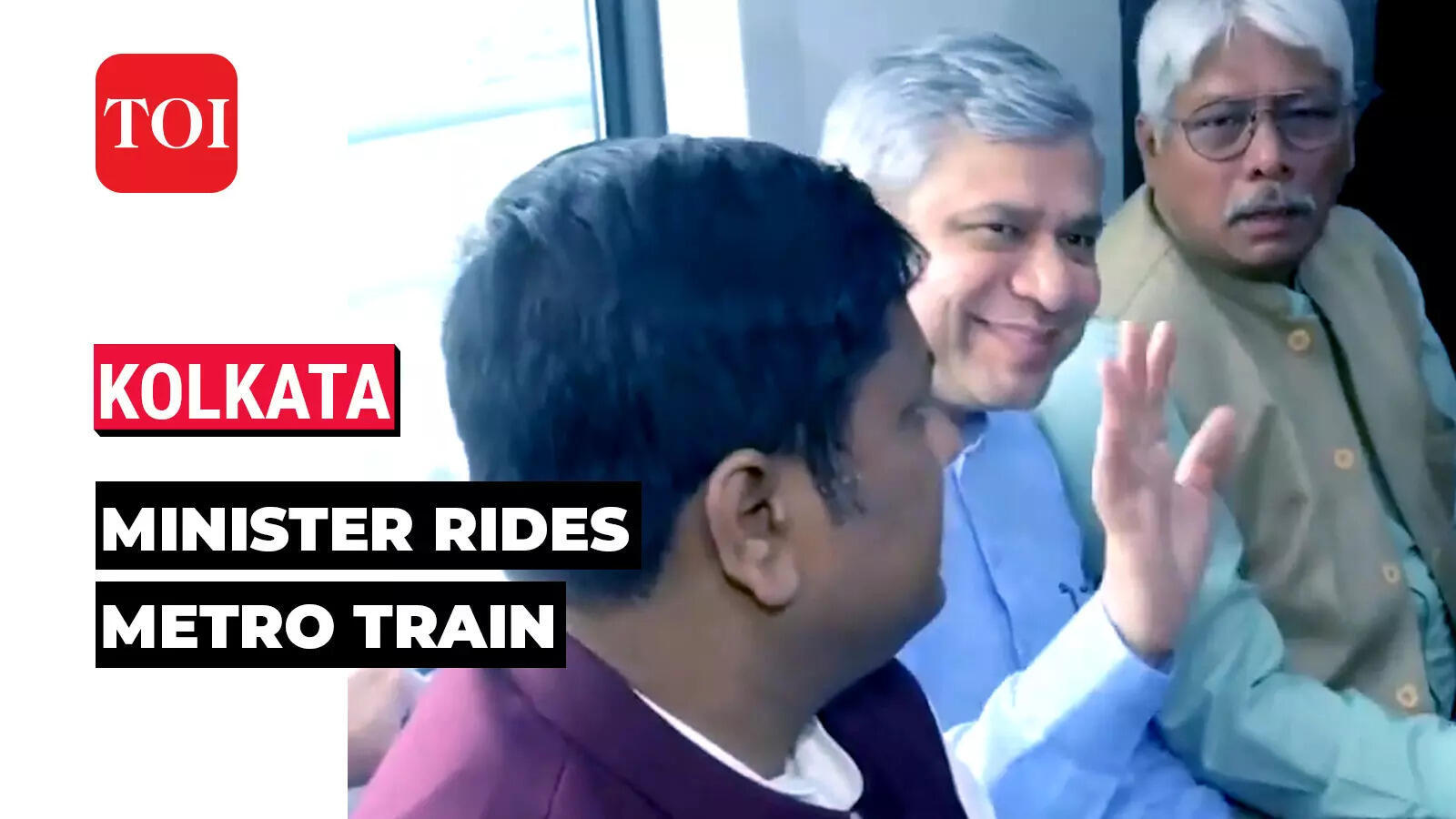 Kolkata: Union Railway Minister Ashwini Vaishnaw rides Joka-Taratala ...