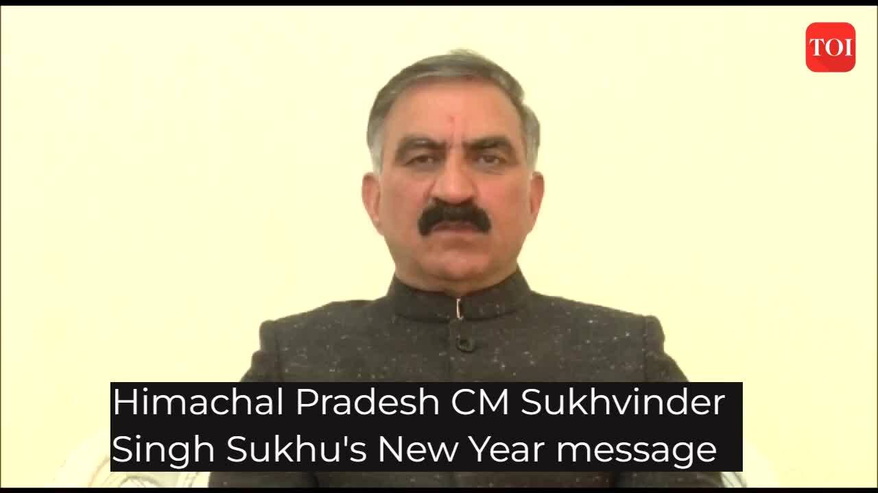 Himachal Pradesh CM Sukhvinder Singh Sukhu's New Year message