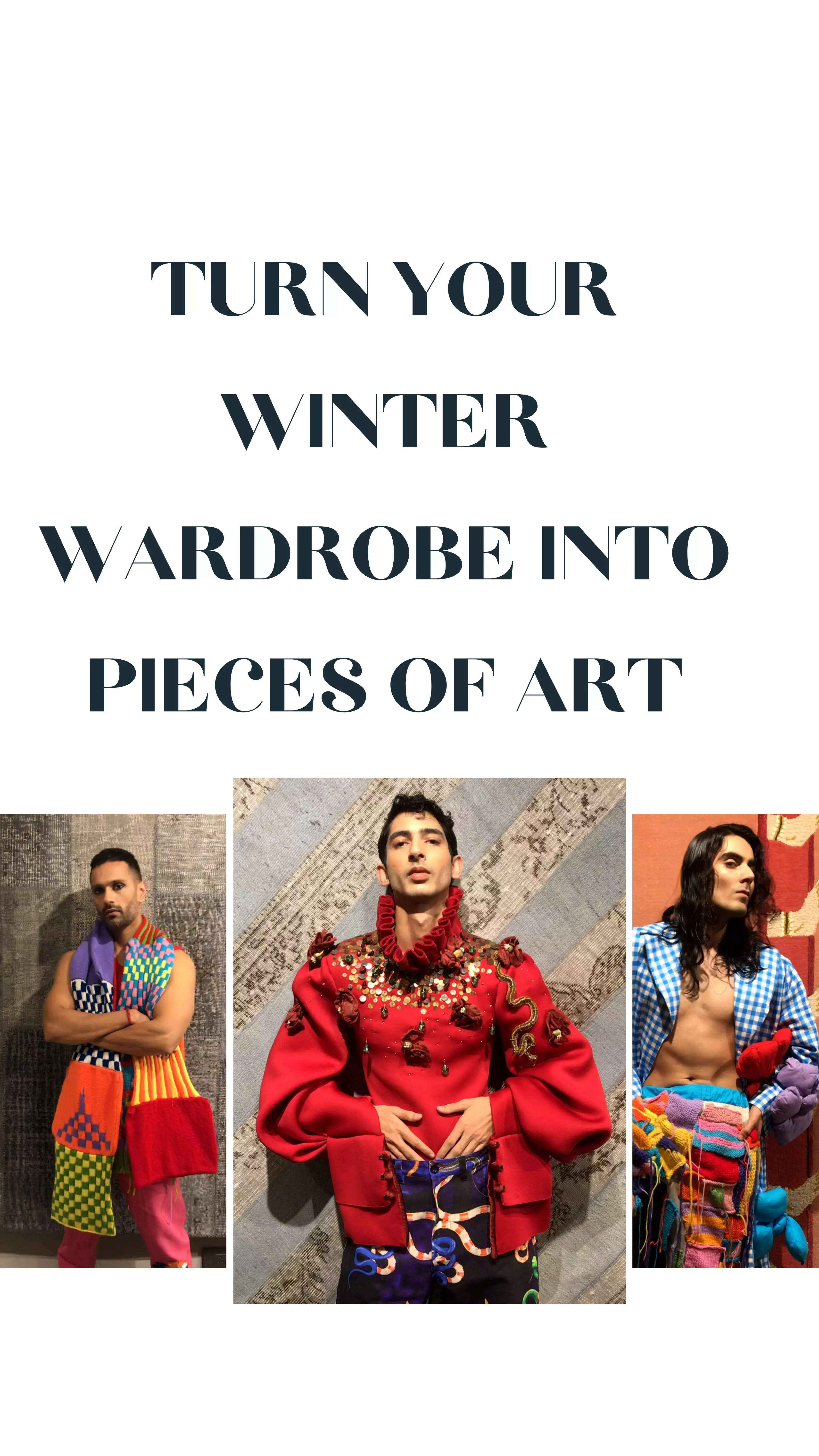 Turn your winter wardrobe into pieces of art