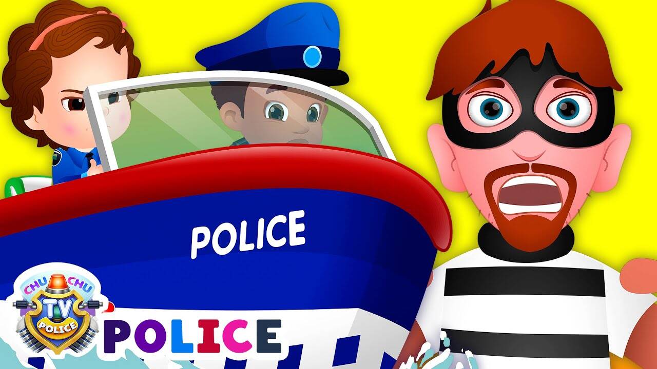 Check Out Latest Kids English Nursery Story 'Police Chase Thief in ...