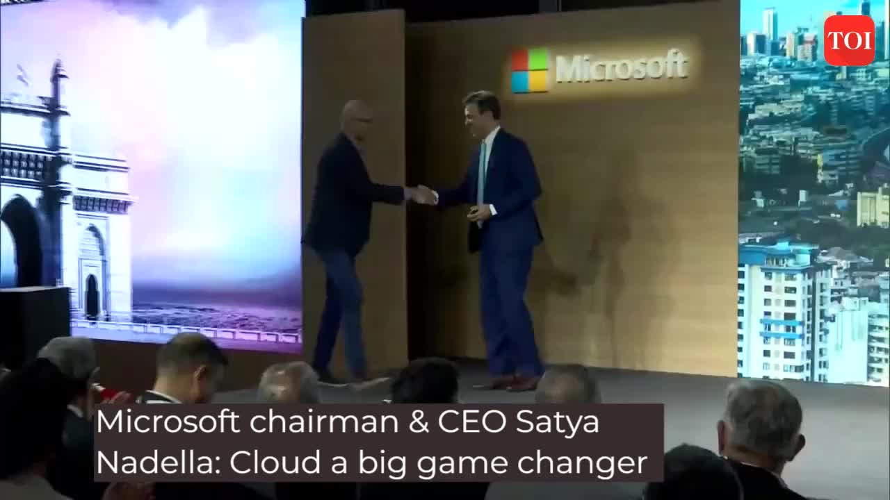 Cloud a big game changer: Microsoft chairman and CEO Satya Nadella