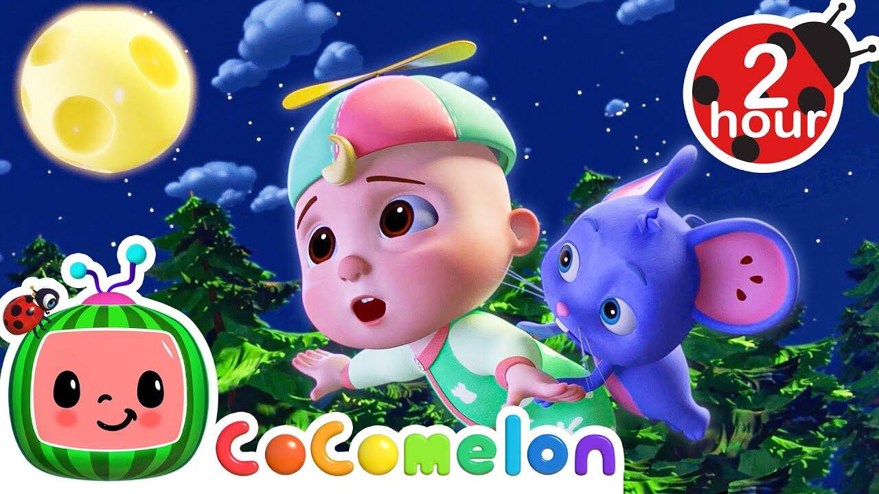 English Nursery Rhymes: Kids Video Song in English 'Little Moon'