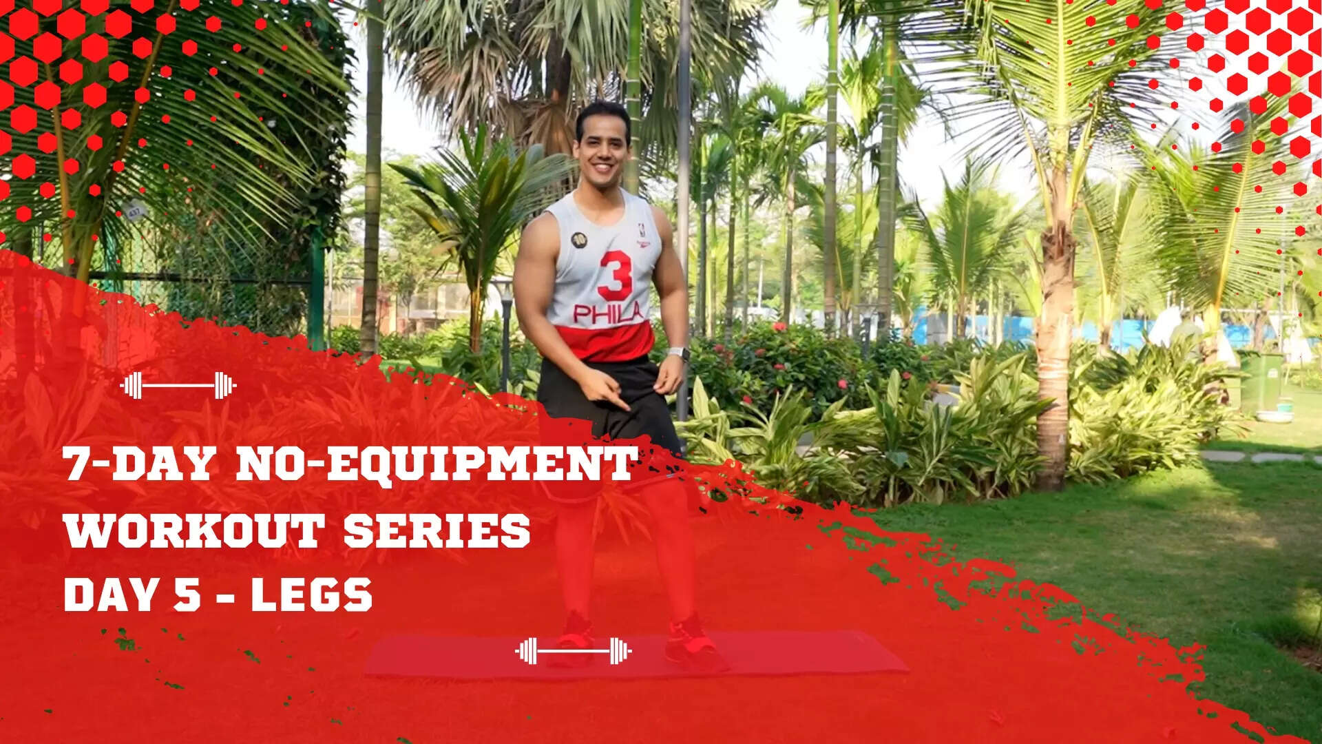 7-day No-Equipment Workout Series: Day 5 - Legs