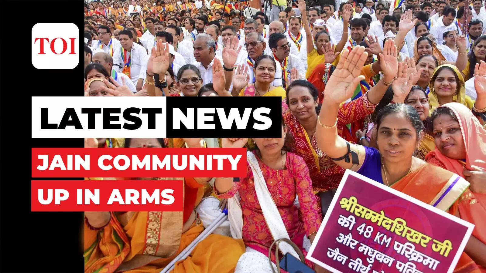 jain: Watch: Why Jain community members stage pan- India protest