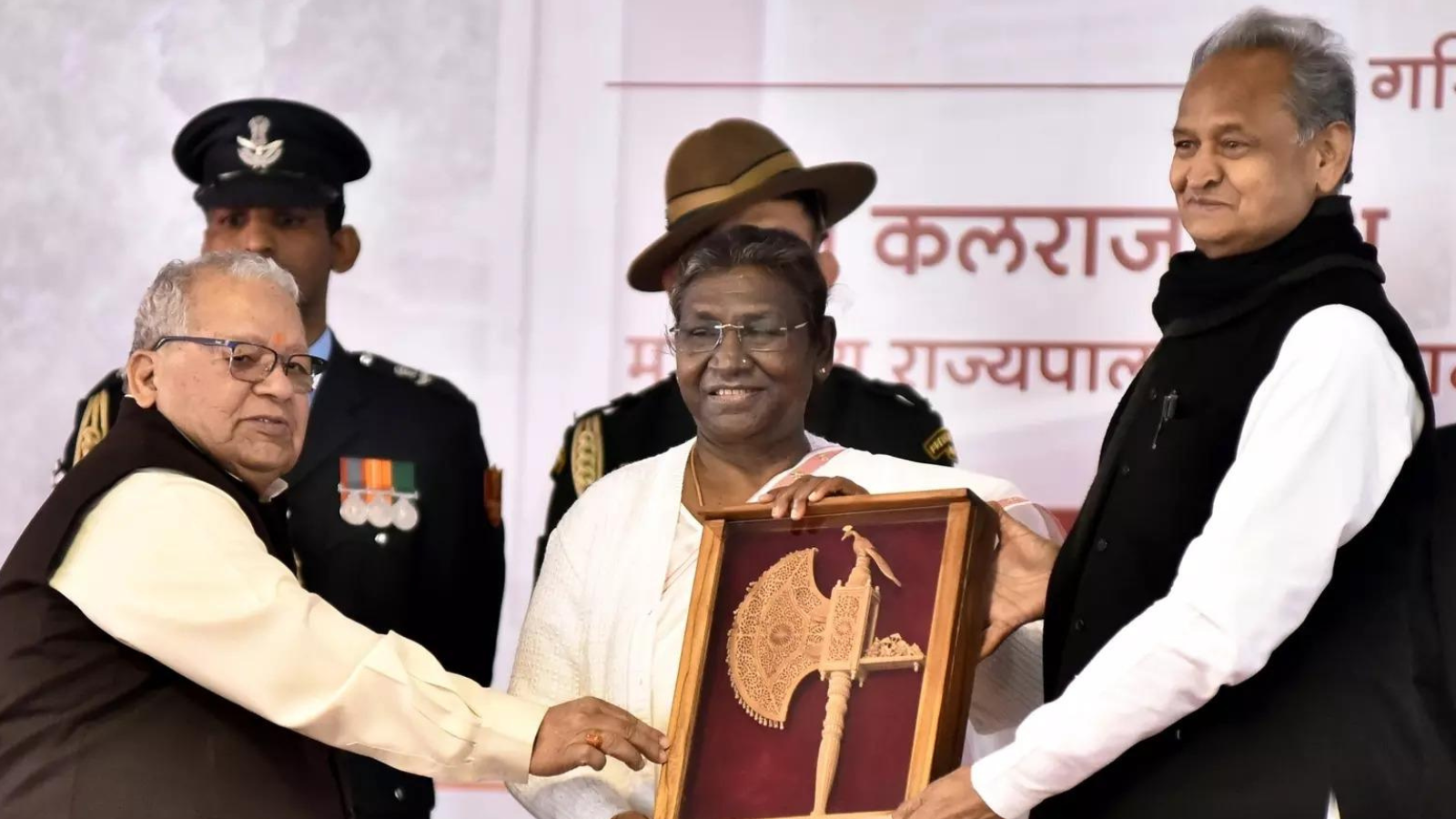 Rajasthan CM Ashok Gehlot attends 18th National Scout Guide Jamboree in Pali