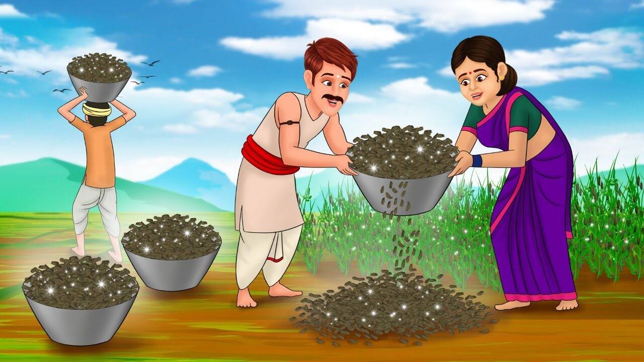 Watch Popular Children Hindi Story 'Lohe Ke Chane Ki Kheti' For Kids ...