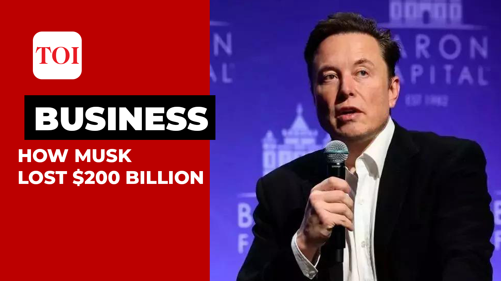 Elon Musk is the first person to lose $200 billion