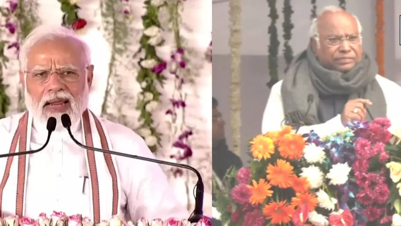 Mallikarjun Kharge’s embarrassing moment when he tries to question Modi govt