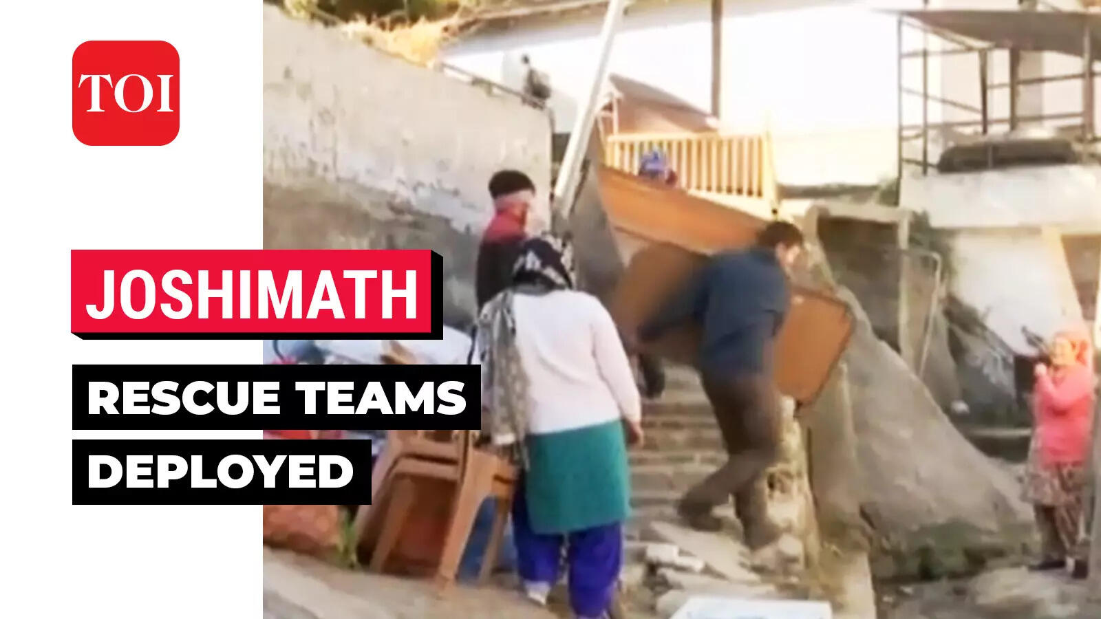 Uttarakhand: NDRF and SDRF teams deployed in Joshimath