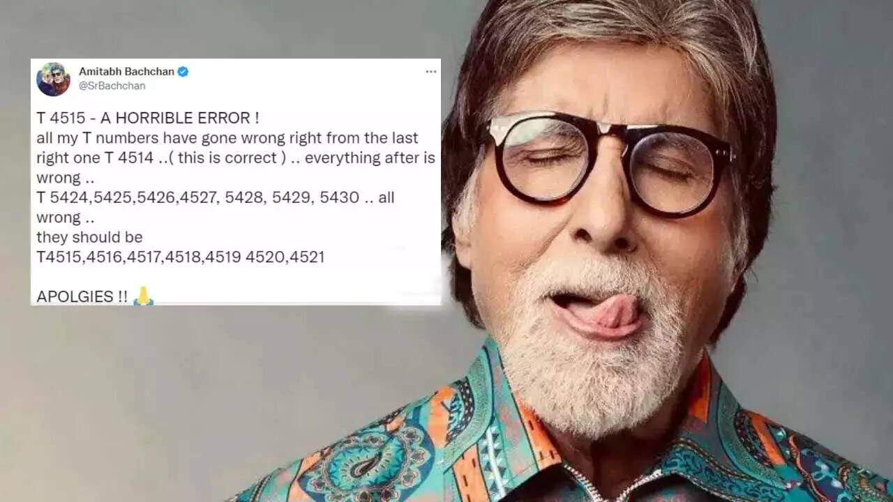 Amitabh Bachchan's tweet about making a 'horrible error' sparks meme ...