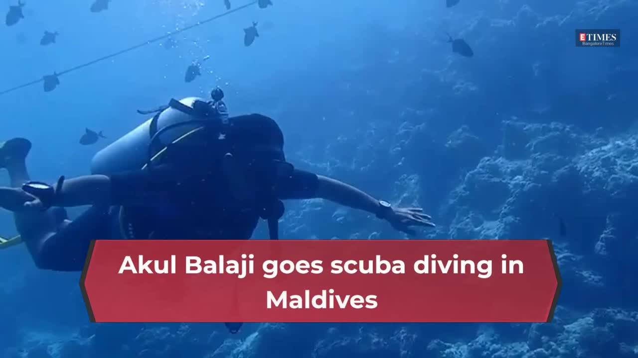 akul: Akul balaji goes scuba diving in Maldives