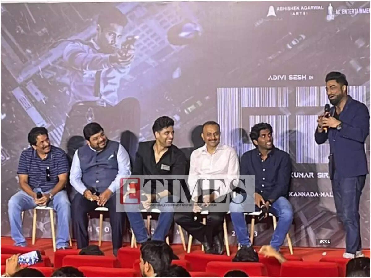 After Superhits 'Major' and ‘HIT2’ last year, Adivi Sesh launches his ‘Goodachari 2’ in Mumbai ...