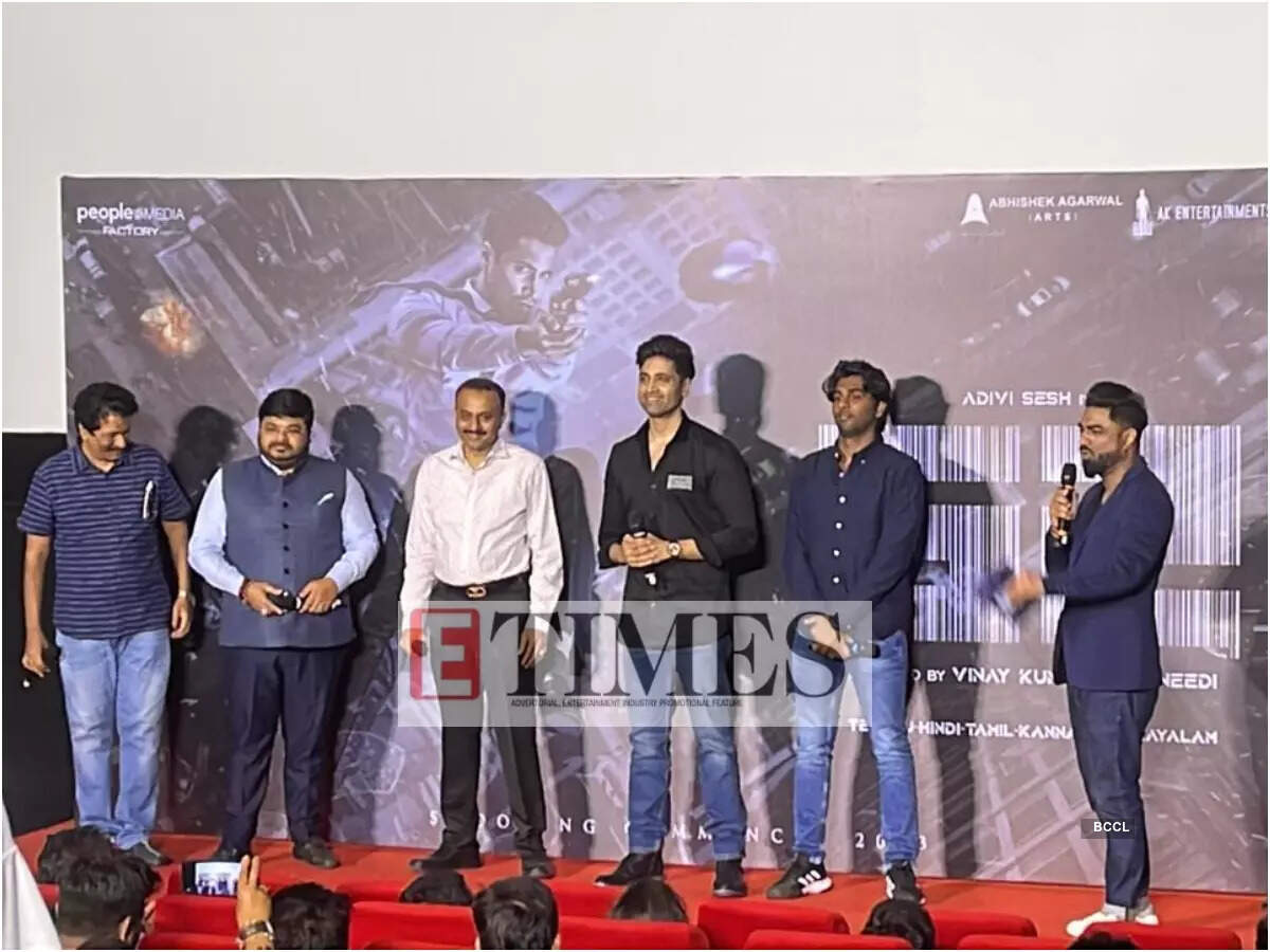After Superhits 'Major' and ‘HIT2’ last year, Adivi Sesh launches his ‘Goodachari 2’ in Mumbai ...