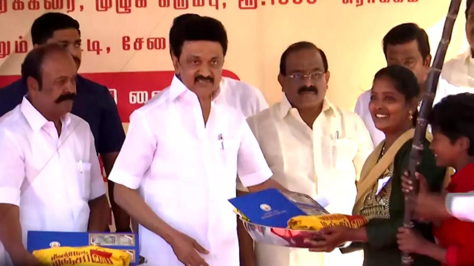 TN CM MK Stalin inaugurates 'Pongal' gift hamper scheme