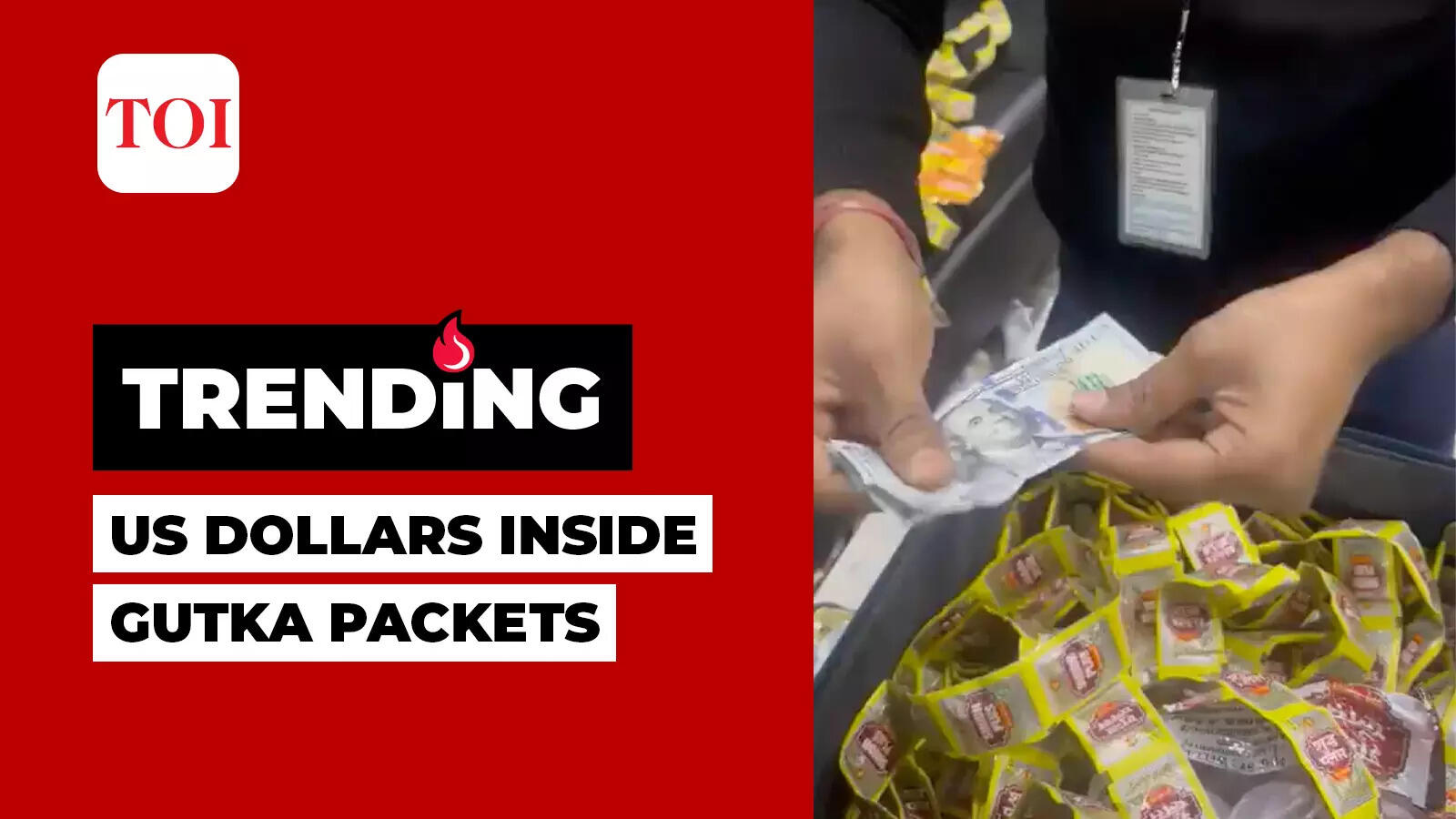 Watch: Kolkata Customs officials seize $40,000 concealed inside gutka ...
