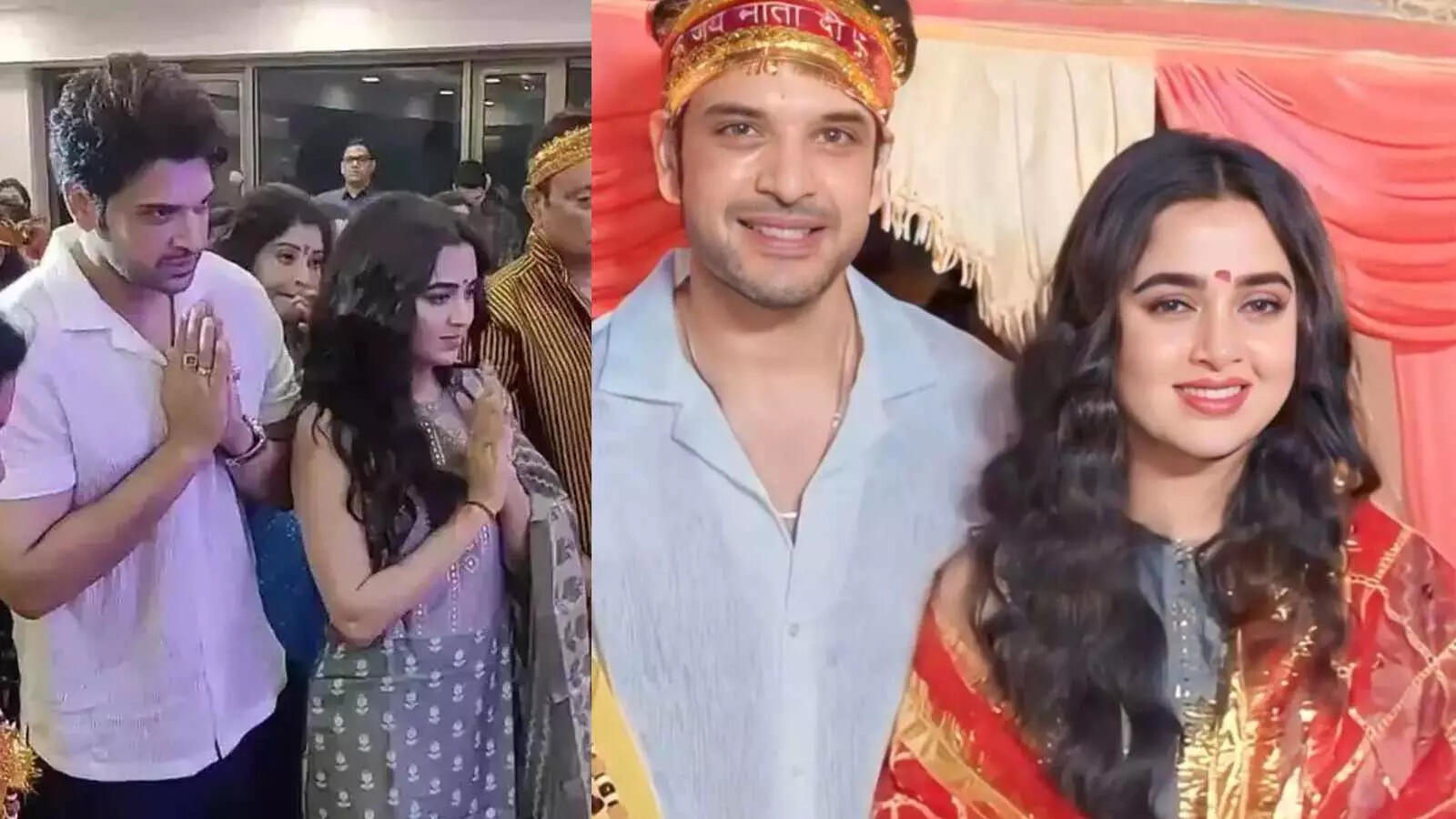 VIRAL ALERT! Karan Kundrra, Tejasswi Prakash attend 'Mata Ki Chowki' together, fans react