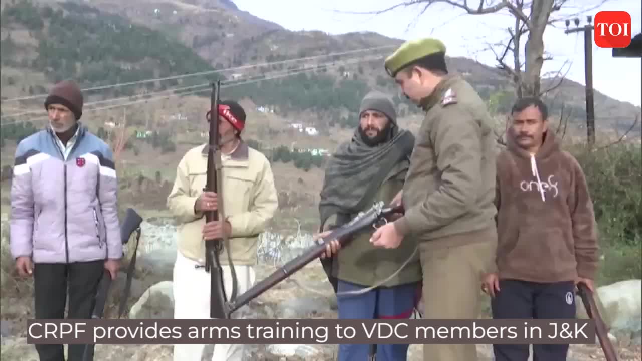 CRPF provides arms training to VDC members in J&K