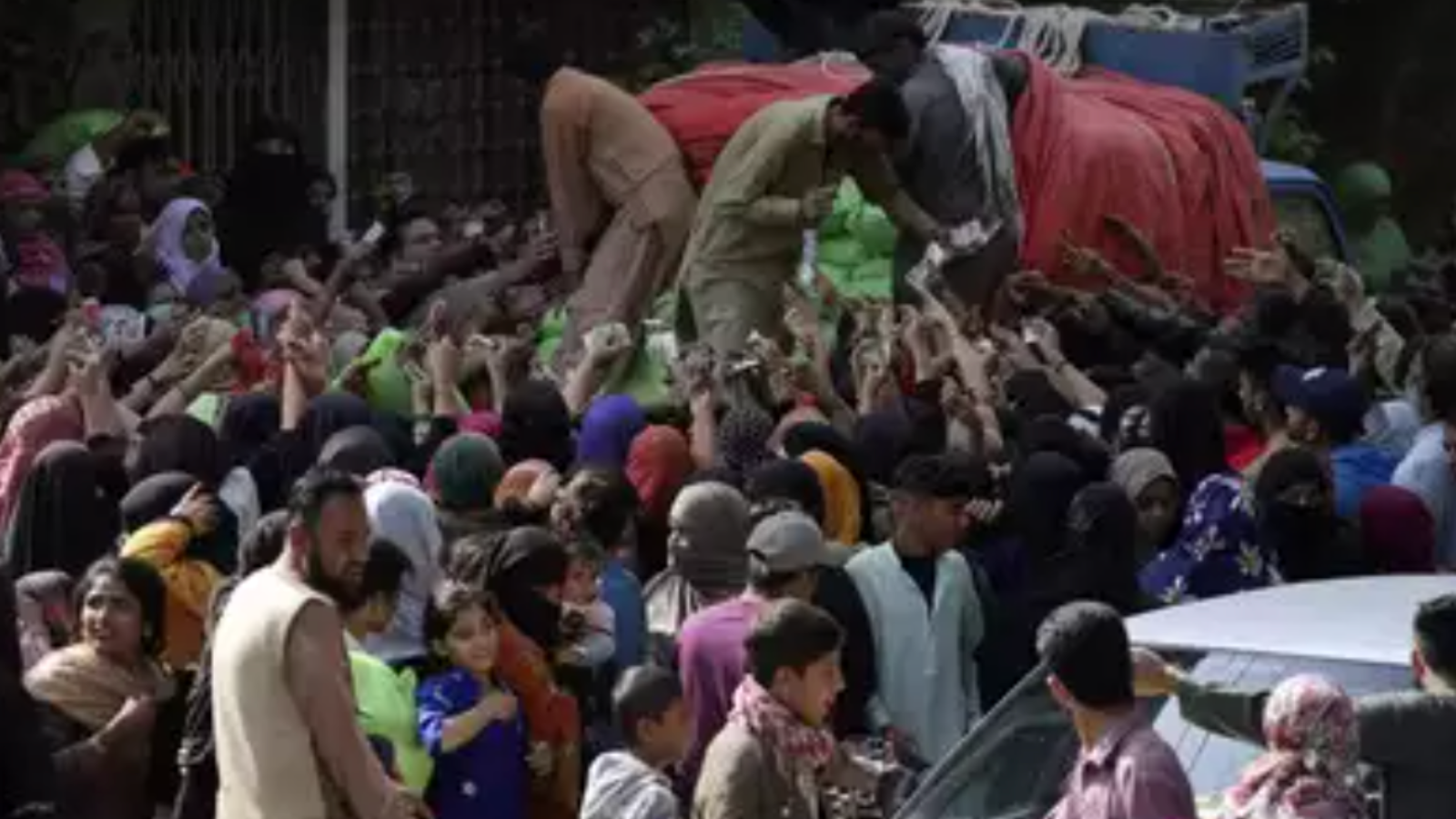 As Pakistan's inflation crisis mounts, videos of people fighting for ...