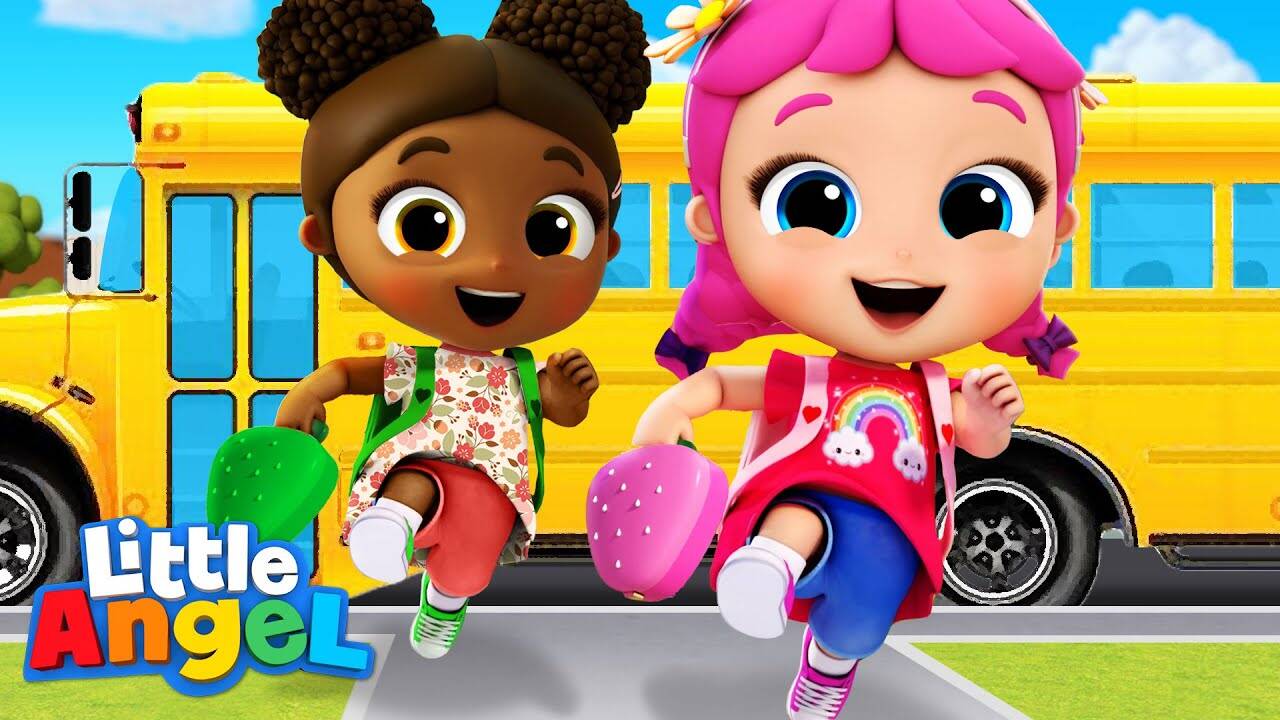 English Kids Poem: Nursery Song in English 'First Day Of School'