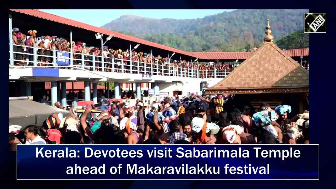 Kerala: Devotees visit Sabarimala Temple ahead of Makaravilakku festival