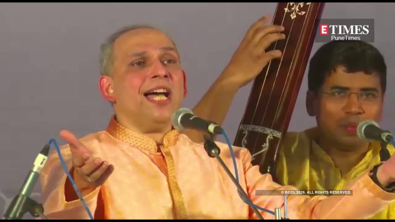 Captivating performance by Pandit Anand Bhate