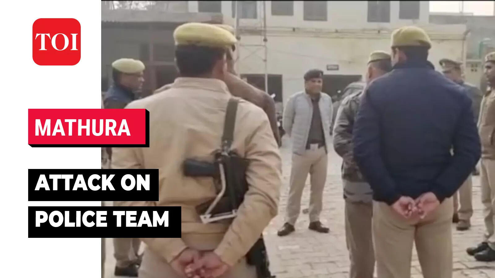 Uttar Pradesh: Police team attacked by auto theft gang in Mathura