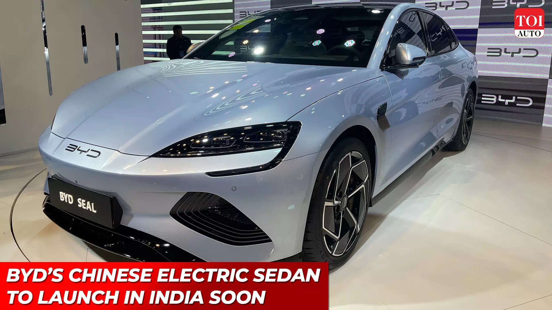 BYD Seal EV, Chinese electric sedan with 700 km range and new Blade CBT tech | 2023 Auto Expo