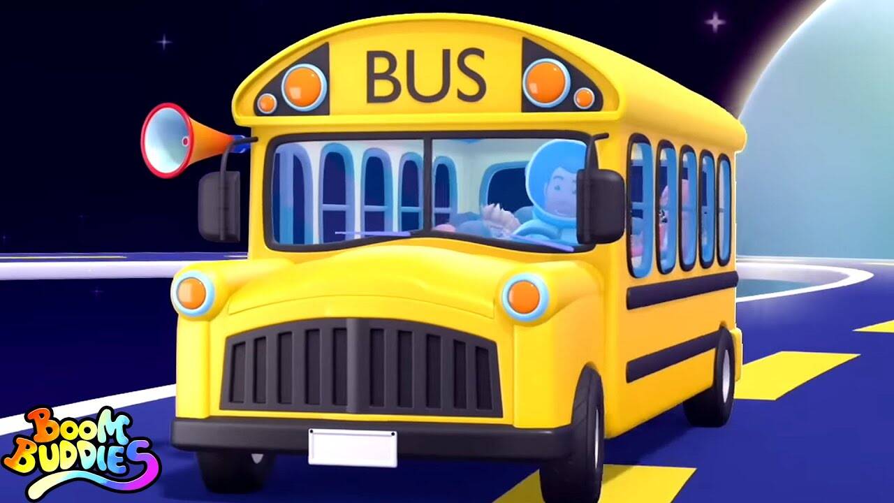Nursery Rhymes in English: Children Video Song in English 'The Wheels ...
