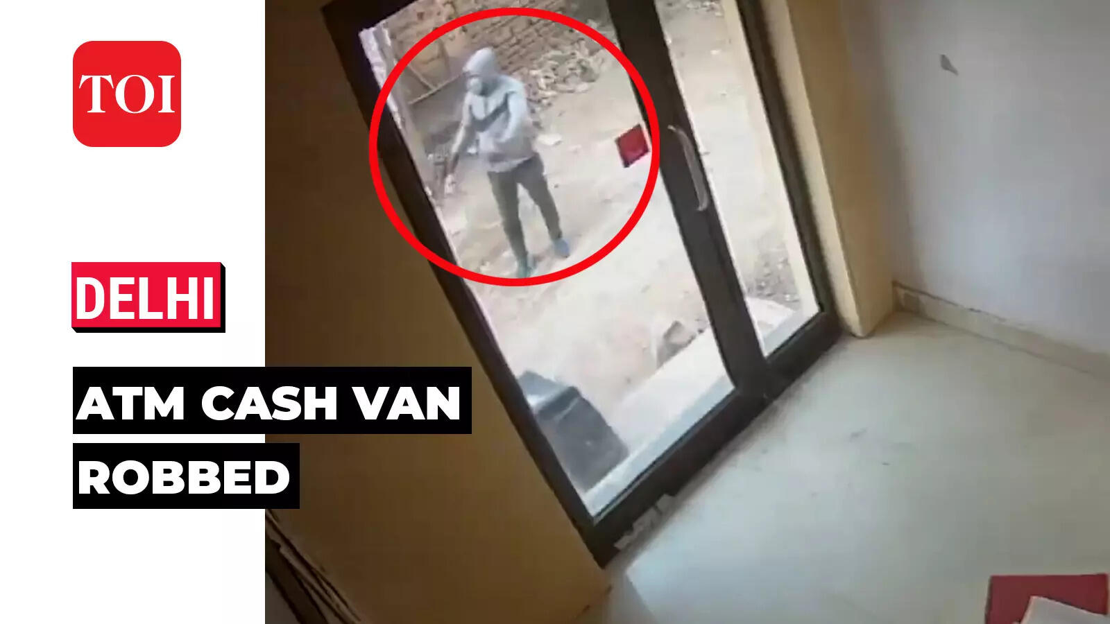 Caught on CCTV: Cash van robbed in north Delhi, security guard killed