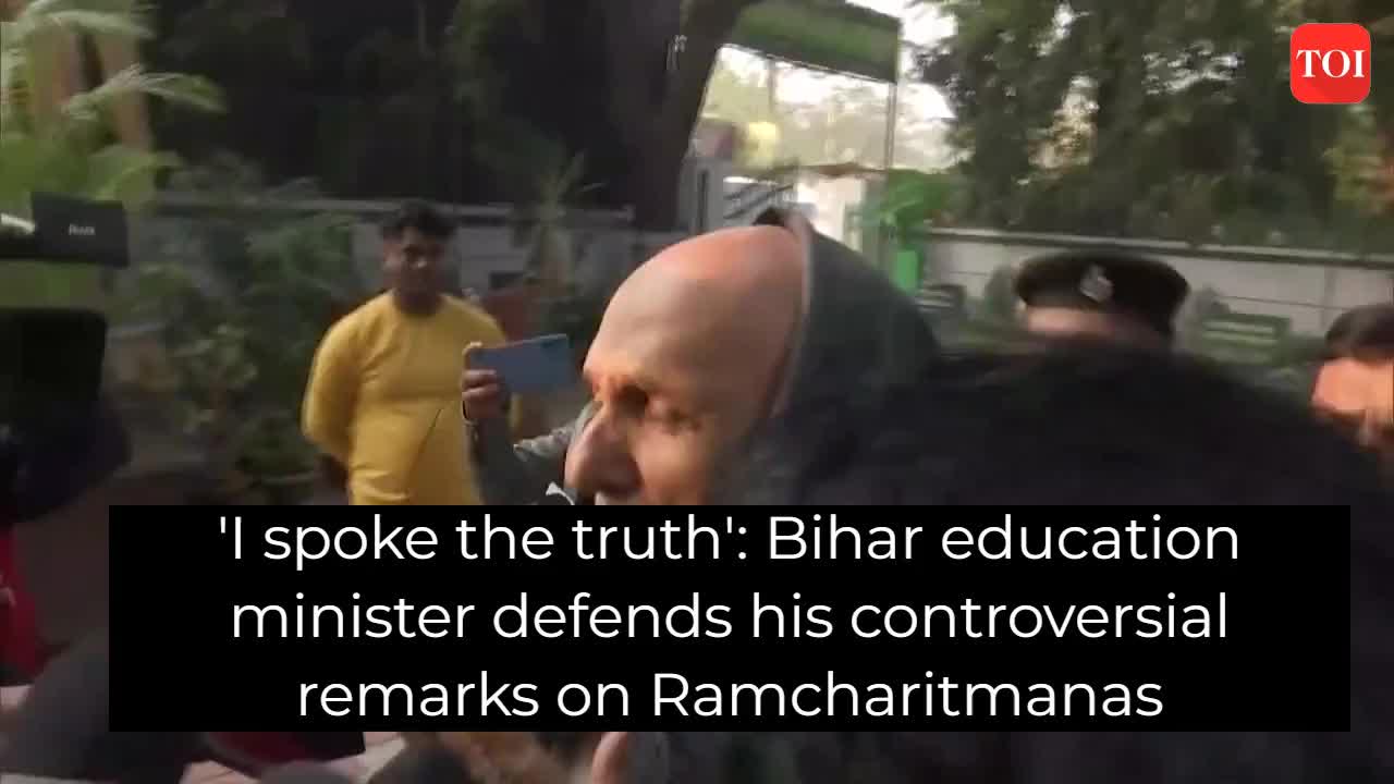 I Spoke The Truth Bihar Education Minister Defends His Controversial