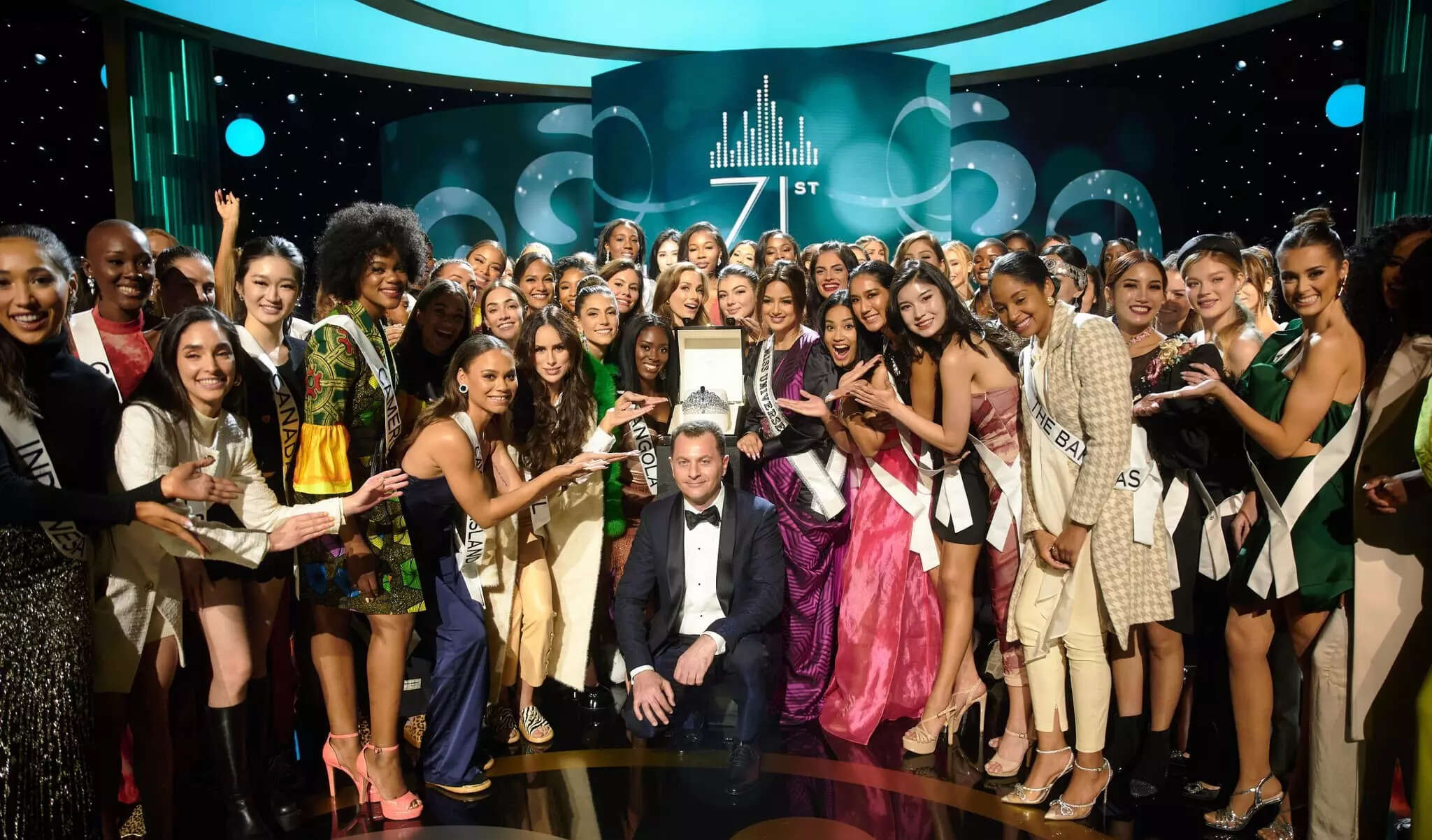 The grand unveiling of the 'Force for Good' crown at Miss Universe 2022!