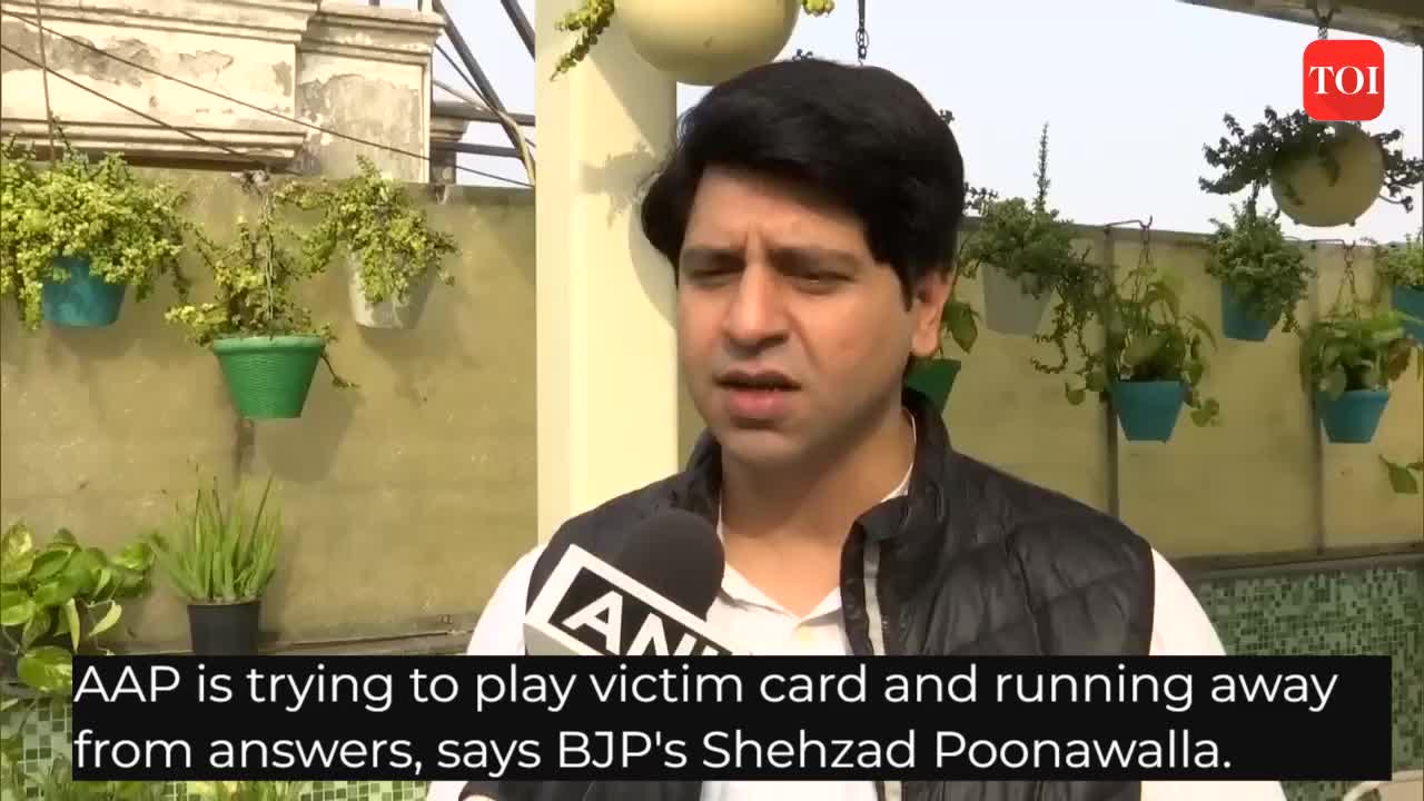 AAP playing victim card, running away from answers: Shehzad Poonawalla