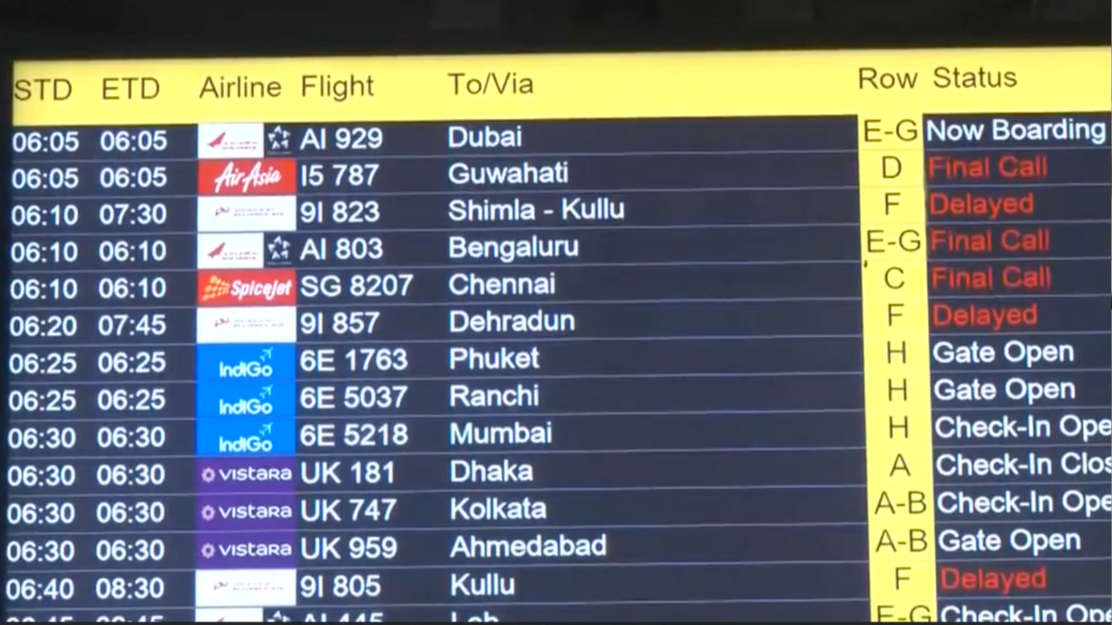Delhi weather: Many flights delayed due to fog