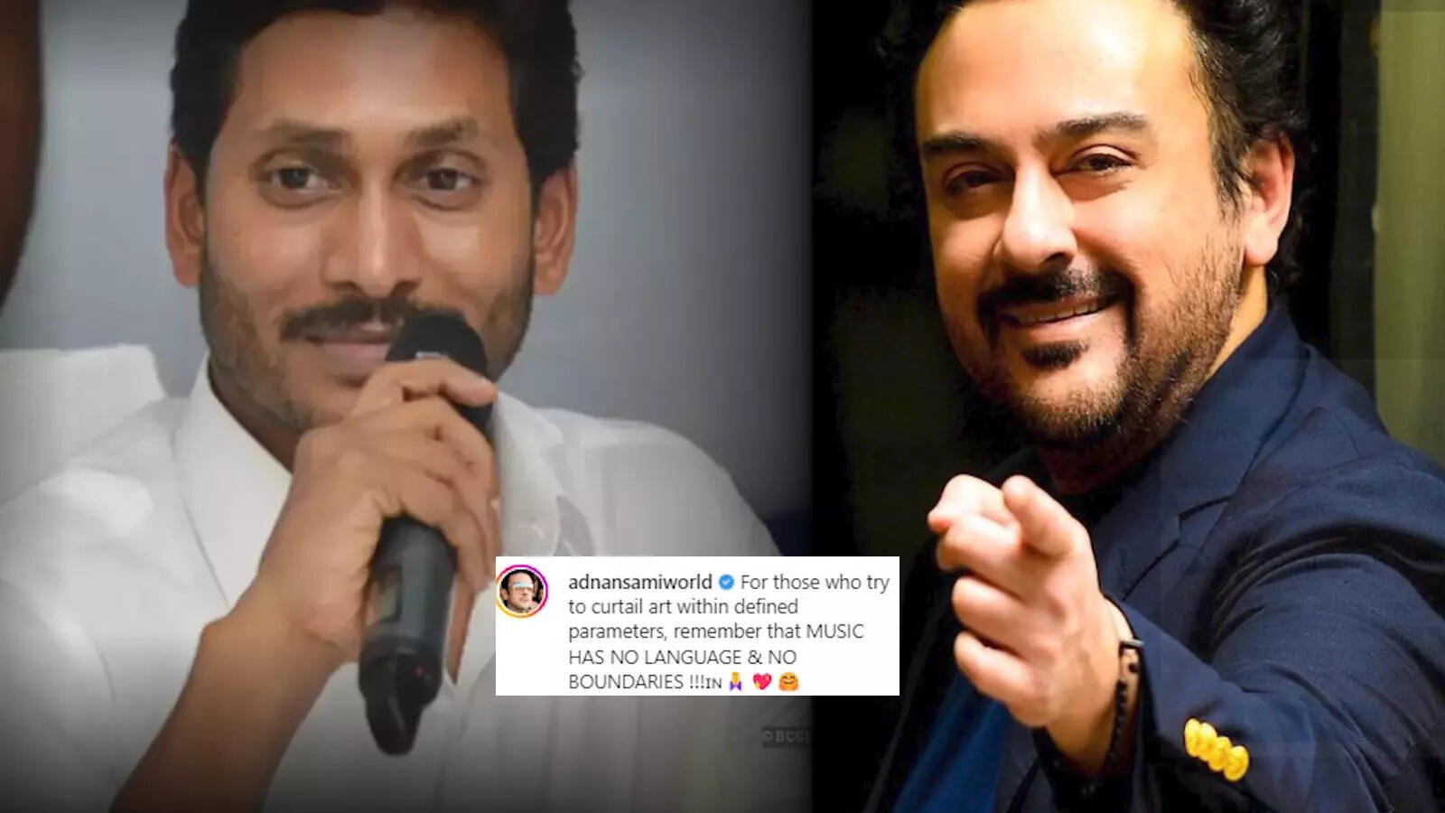 Amid a war of words with AP CM Jagan Mohan Reddy, Adnan Sami now shares a video compilation of ...