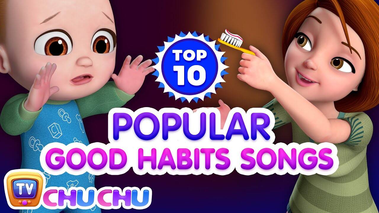 English Nursery Rhymes: Kids Video Song in English 'Good Habits'