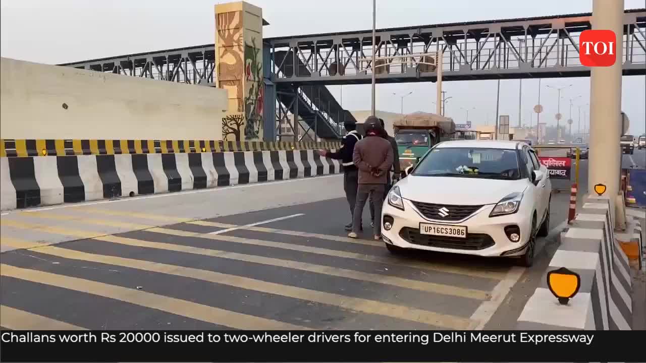 Ghaziabad: Over 2600 two-wheeler drivers challaned Rs20k each for ...