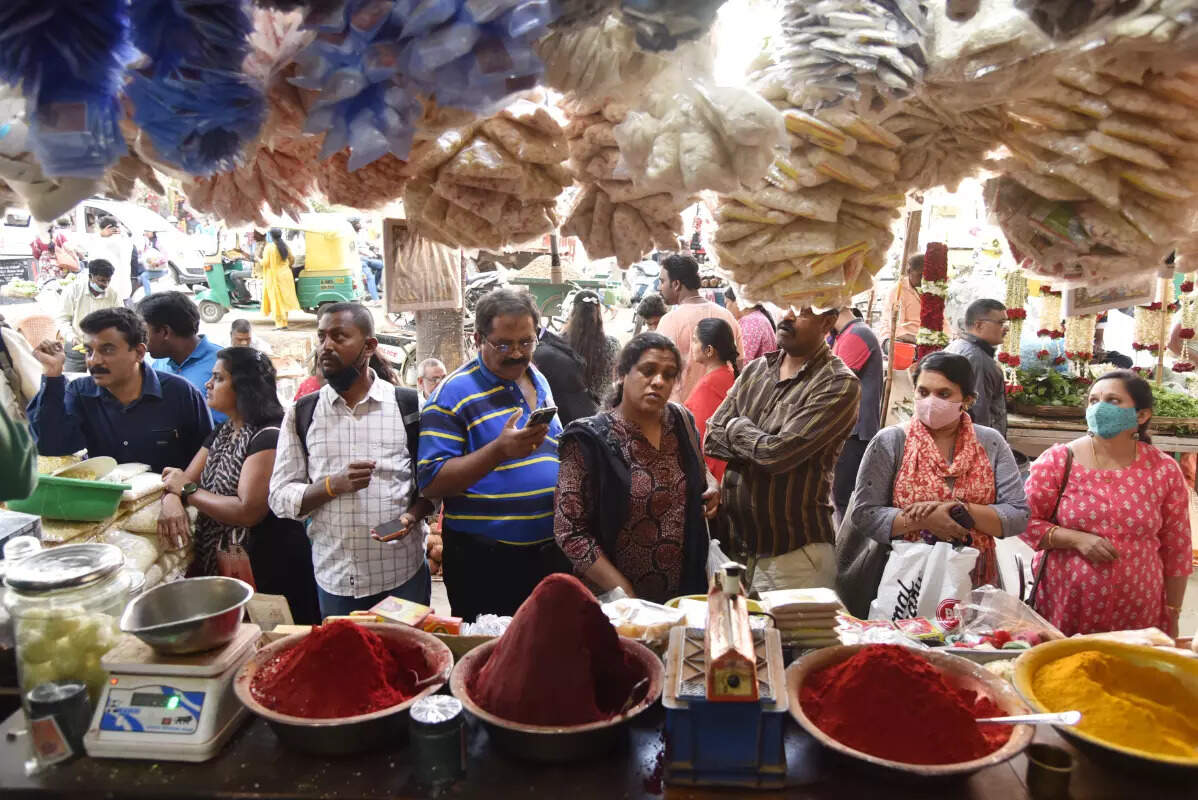 Bengaluru’s Gandhi Bazaar came alive as Sankranti shoppers stepped out ...