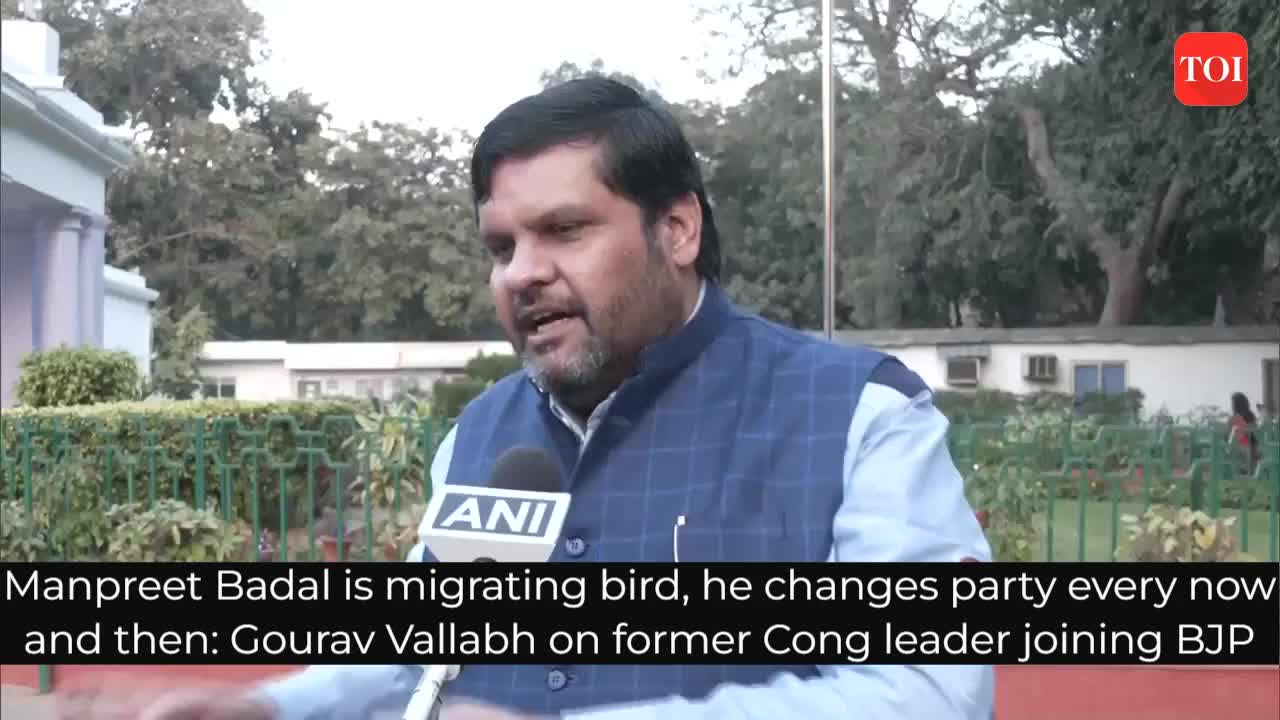badal: Manpreet Badal is migrating bird, he'll soon leave BJP: Gourav ...