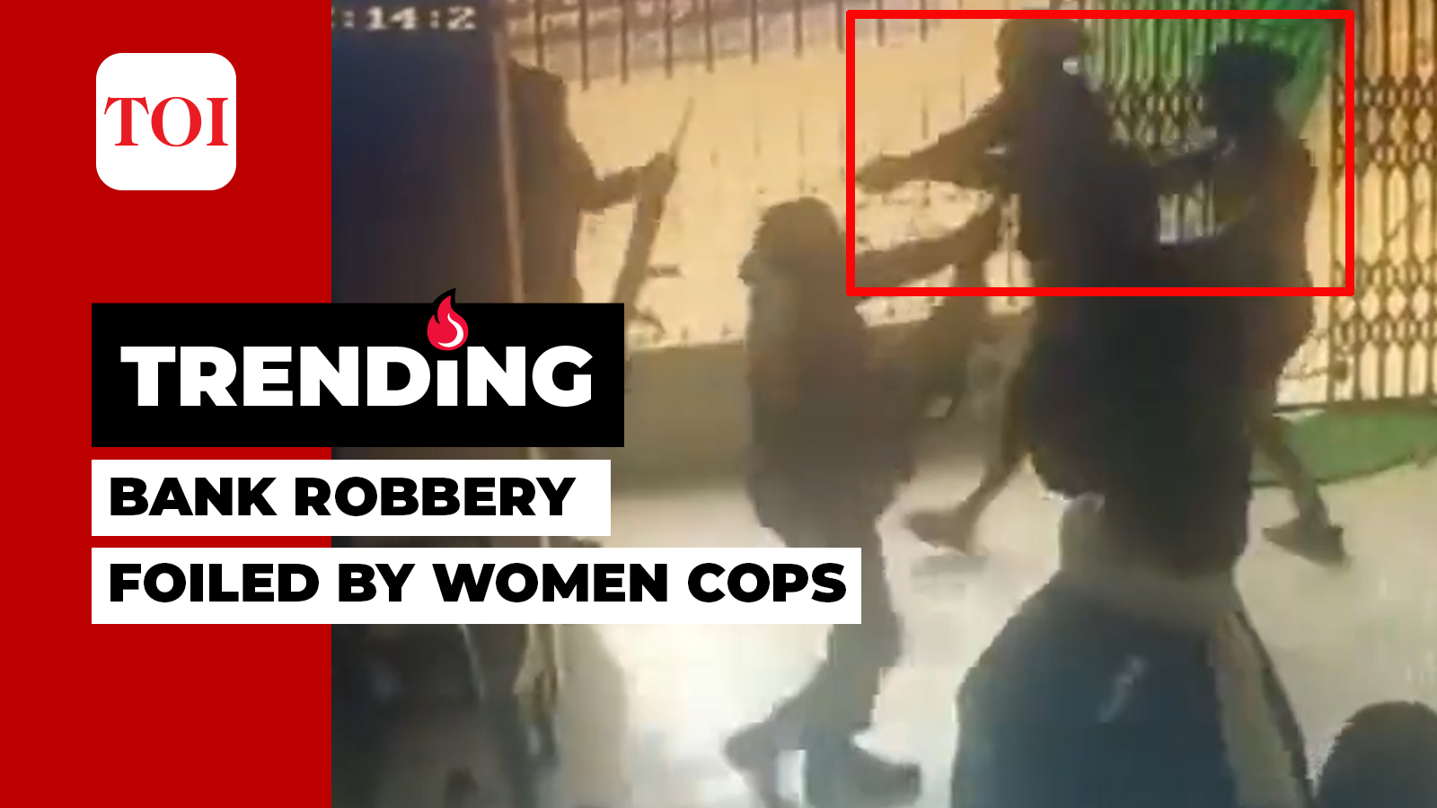 On cam: 2 women cops foil bank robbery in Bihar