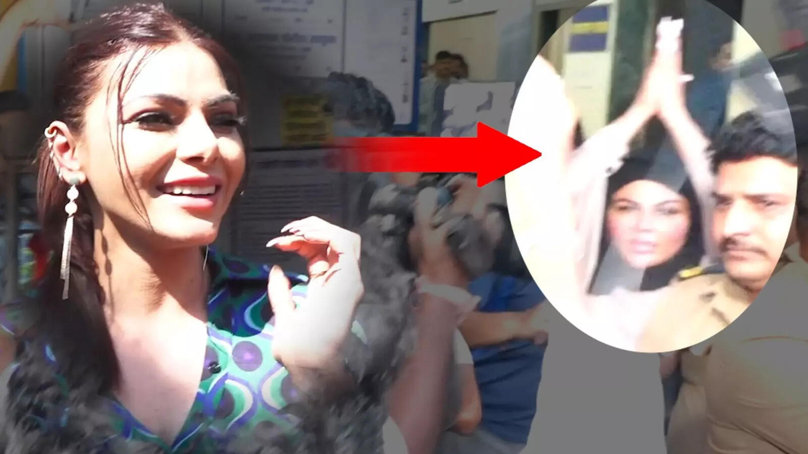 Sherlyn Chopra case: Rakhi Sawant leaves Amboli police station with Adil Khan, greets paps with ...