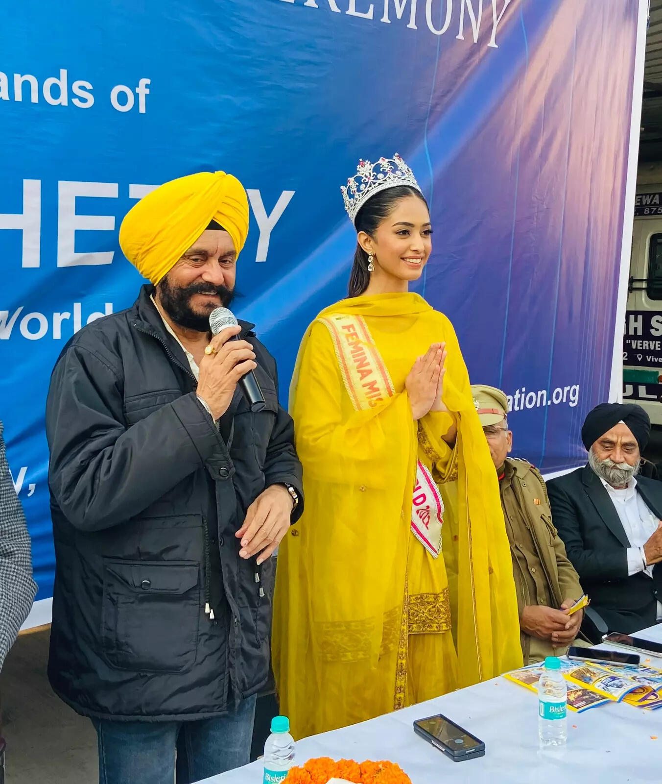 Sini Shetty inaugurates an ambulance in association with the SBS Foundation