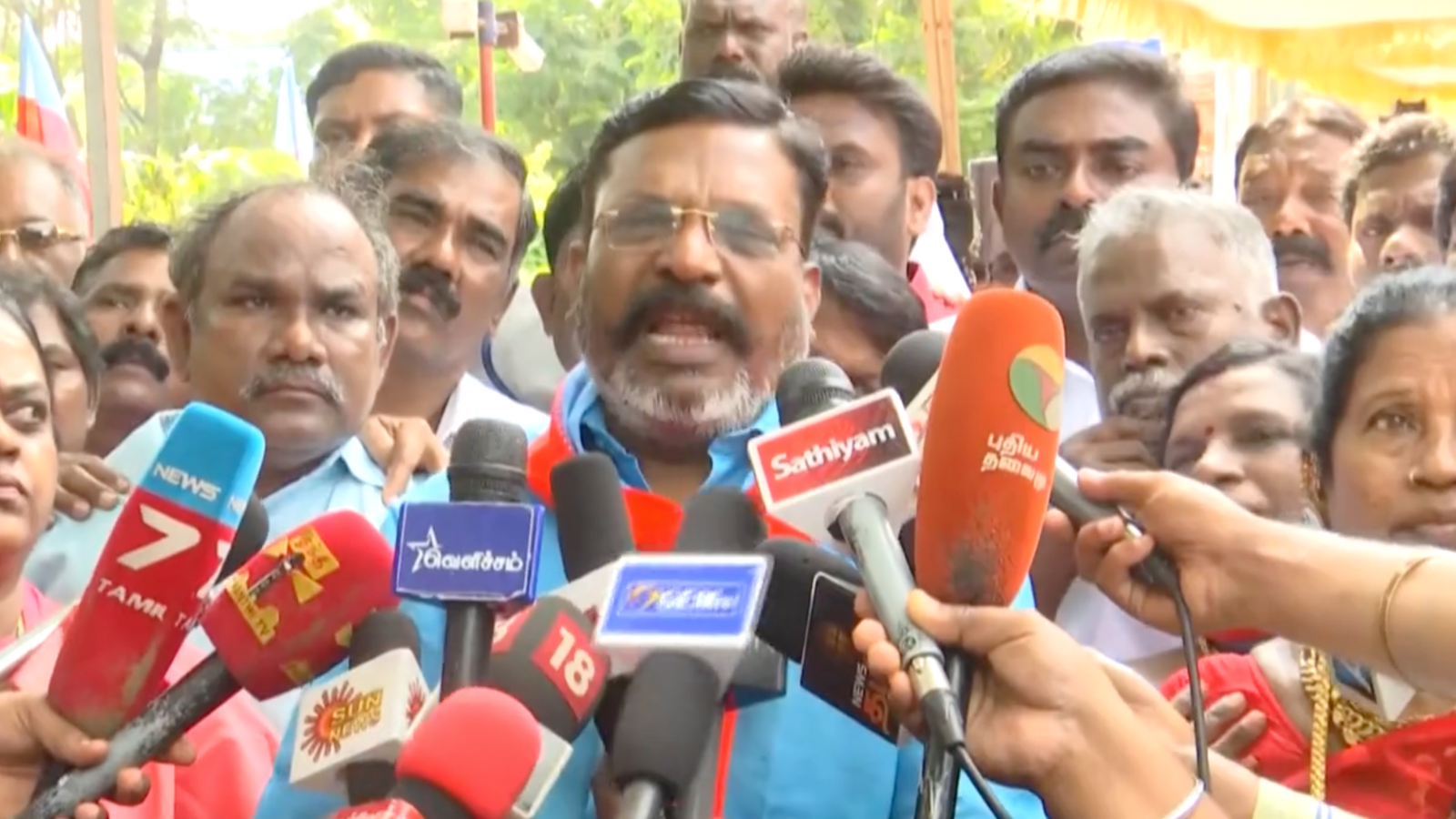 TN: Viduthalai Chiruthaigal Katchi holds protest over Vengaivayal ...