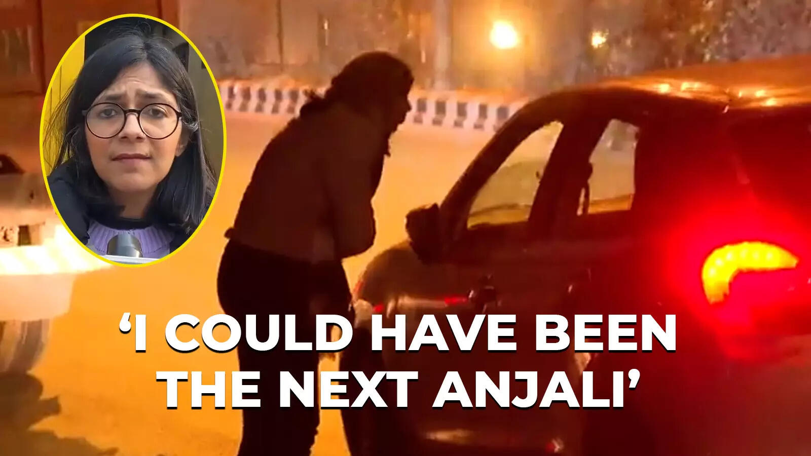 maliwal: Video of Swati Maliwal and driver in white car, allegedly ...