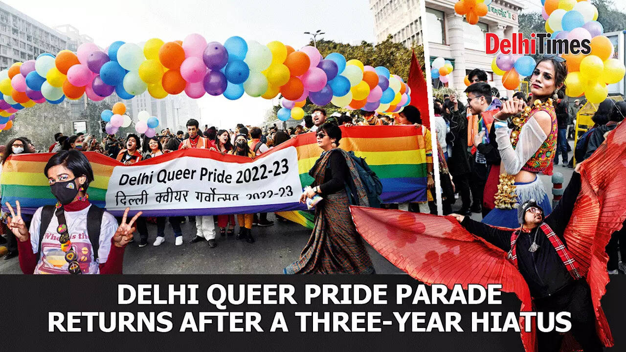 Delhi Queer Pride Parade returns after a three-year hiatus