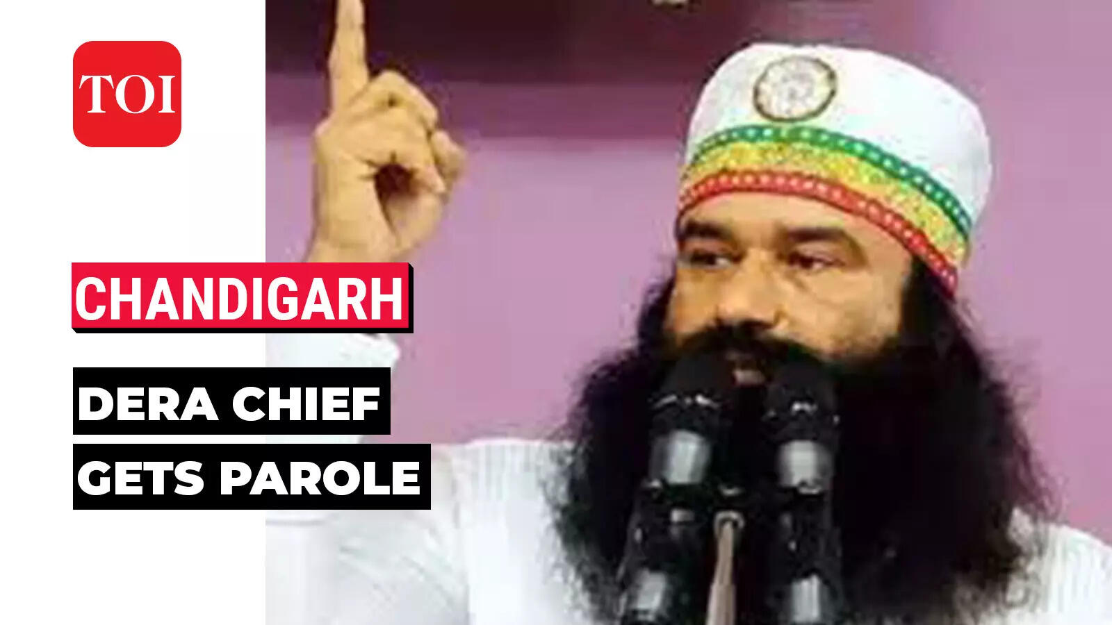 gurmeet ram rahim: Watch: Dera chief Ram Rahim gets parole, releases ...