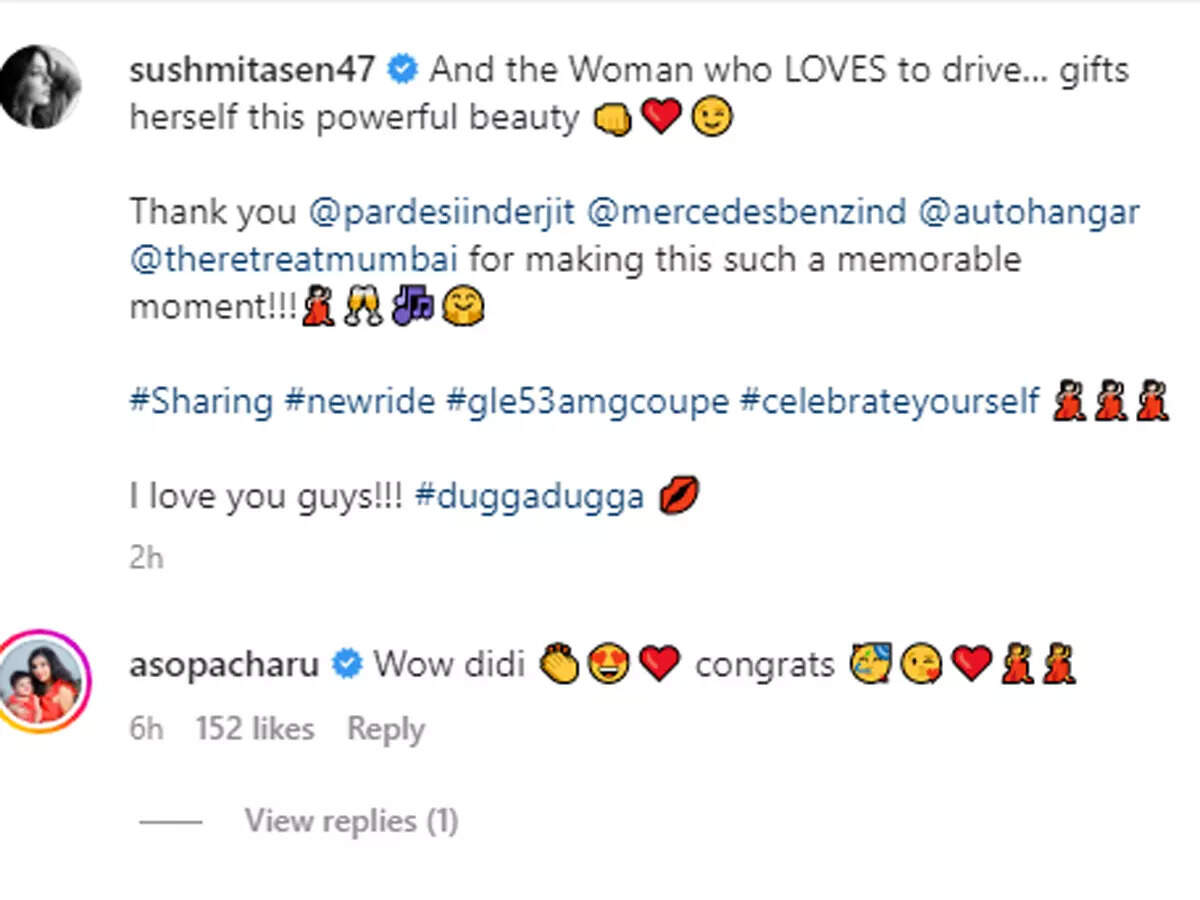 Charu Asopa congratulates sister-in-law Sushmita Sen on buying a luxury ...