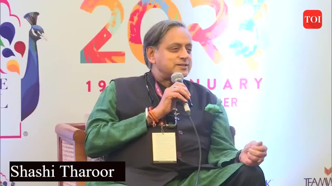 Jaipur Literature Festival: Shashi Tharoor speaks on creative freedom ...