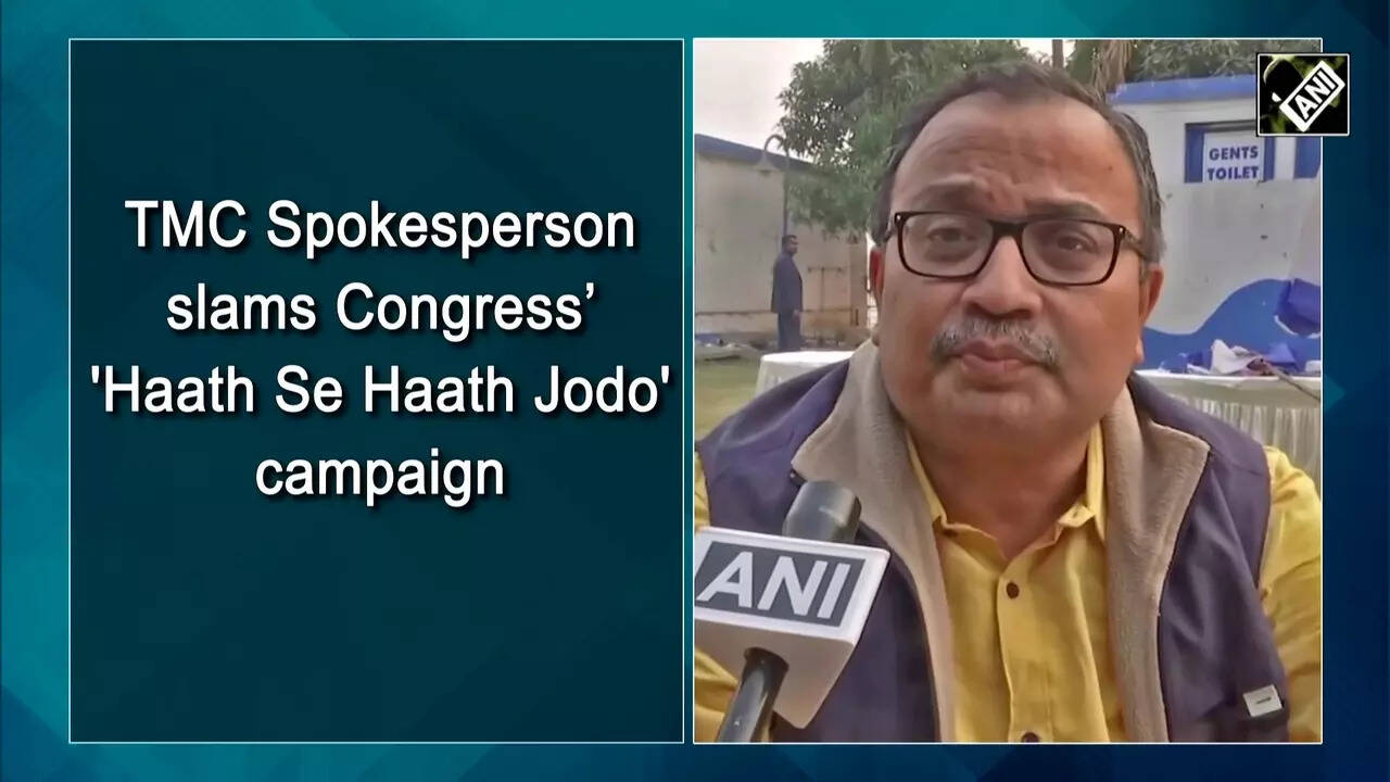 congress: TMC Spokesperson slams Congress’ 'Haath Se Haath Jodo' campaign